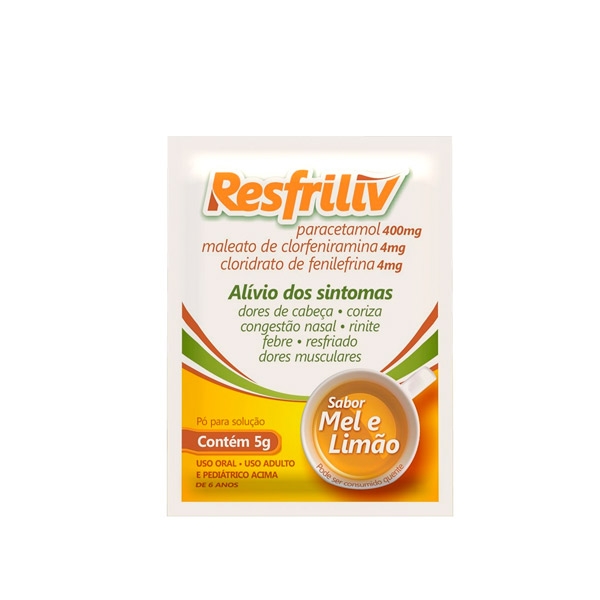 Lista de Referência com o Princípio Ativo de Resfriliv | RB